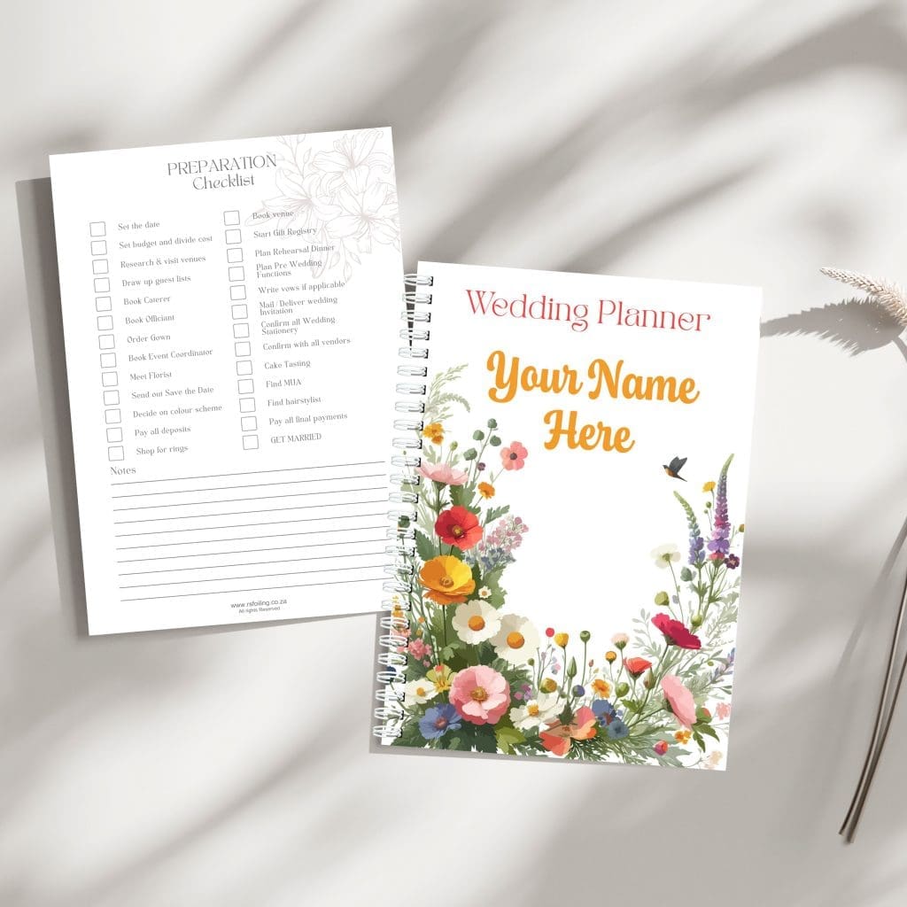 WEDDING PLANNER - The Ultimate Planner - RS FOILING